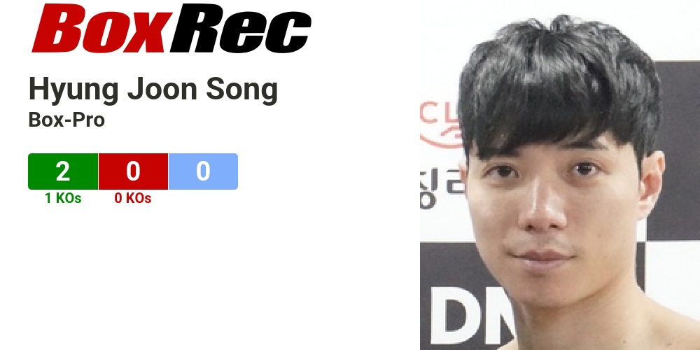 BoxRec: Hyung Joon Song