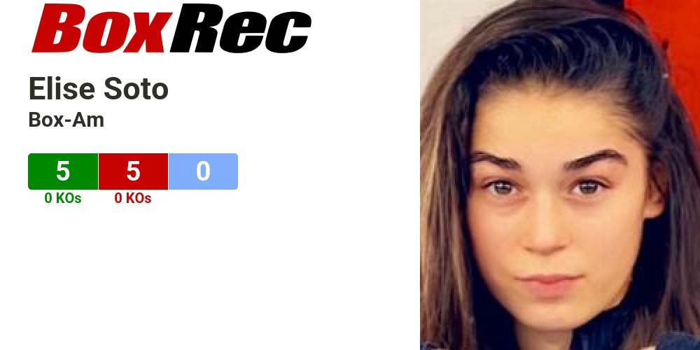 BoxRec: Elise Soto