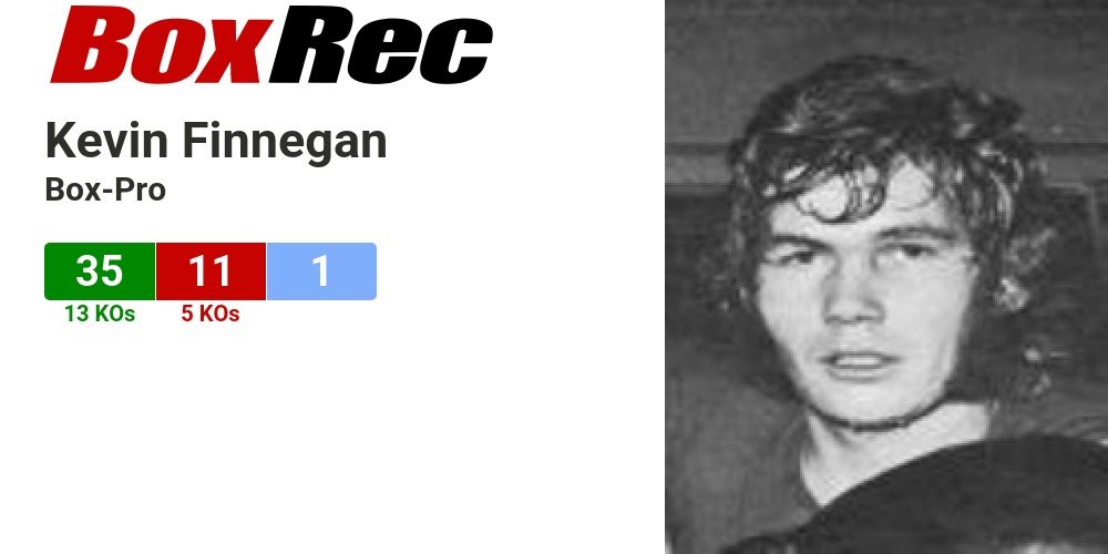 BoxRec: Kevin Finnegan
