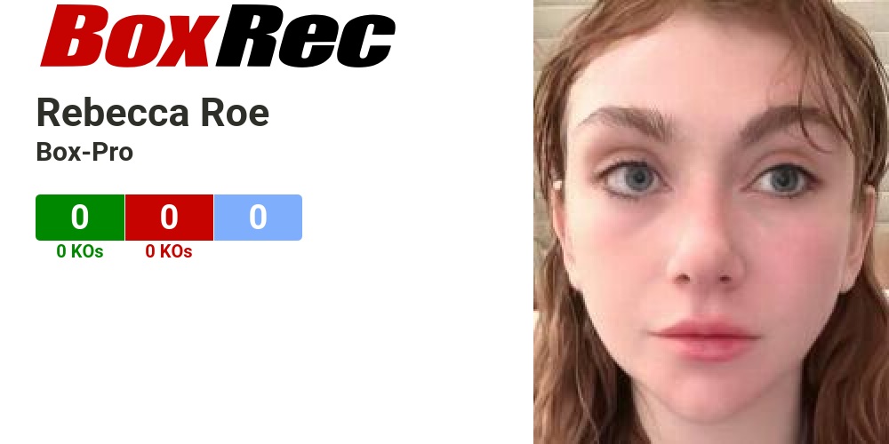 BoxRec: Rebecca Roe