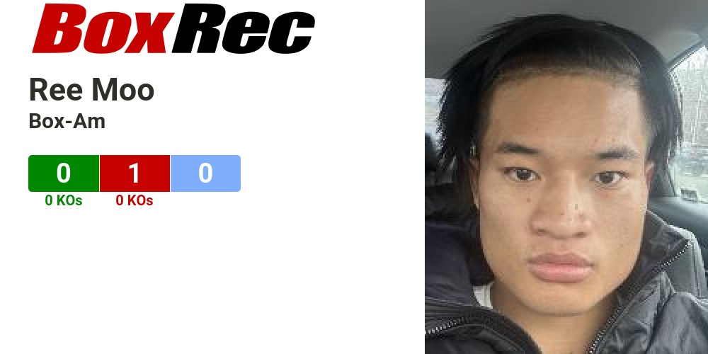 BoxRec: Ree Moo