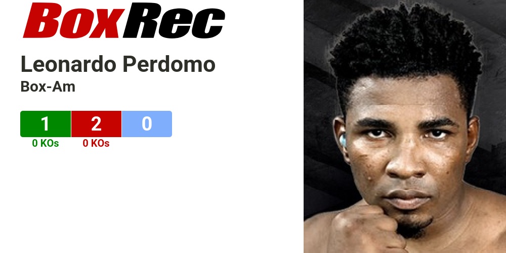 BoxRec: Leonardo Perdomo