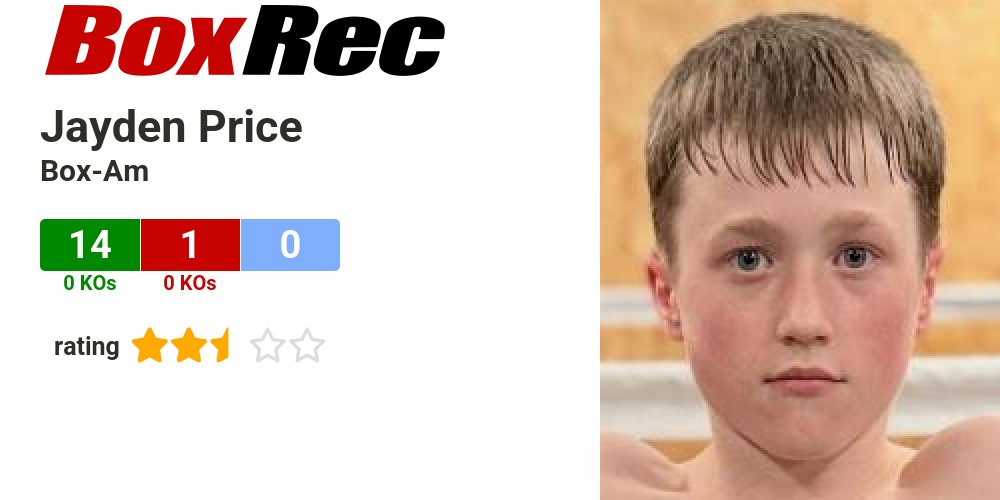 BoxRec: Jayden Price