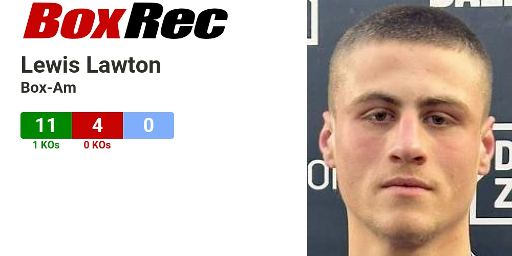 BoxRec: Lewis Lawton