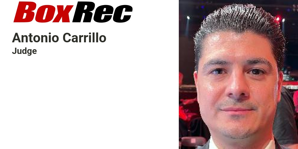 BoxRec: Antonio Carrillo