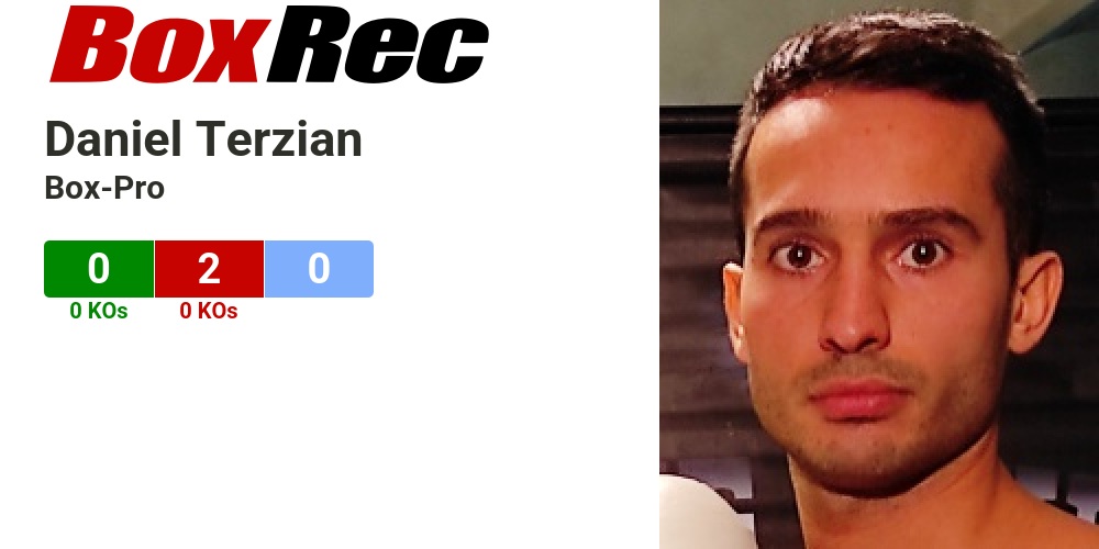 BoxRec: Daniel Terzian