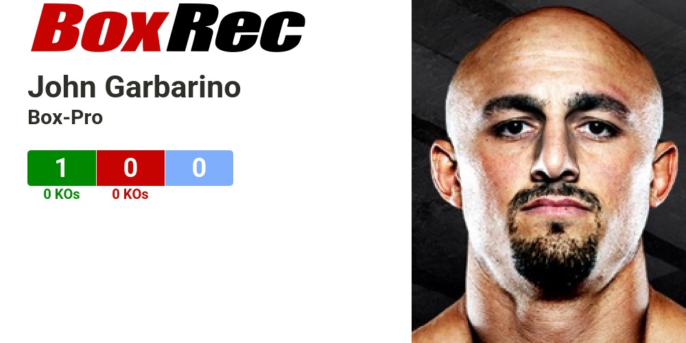 BoxRec: John Garbarino