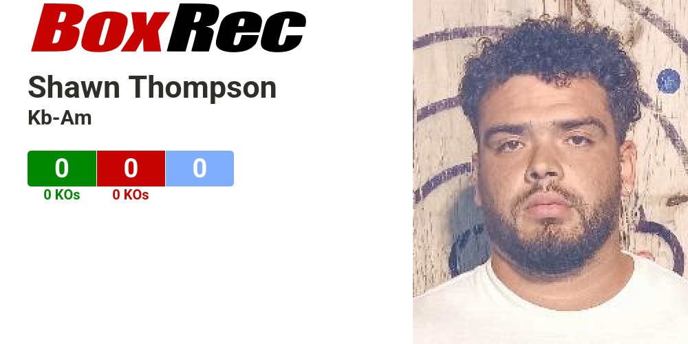 BoxRec: Shawn Thompson