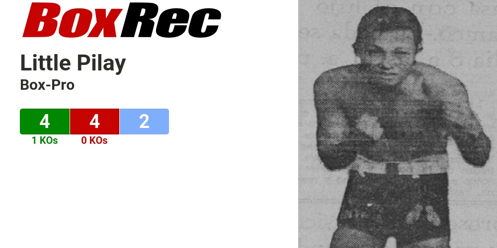 BoxRec: Little Pilay