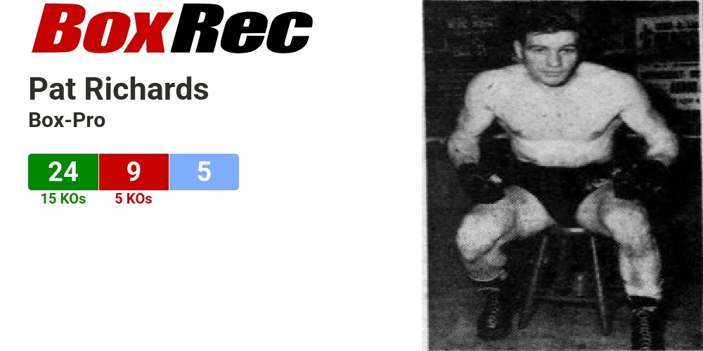 BoxRec: Pat Richards
