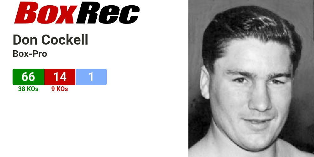 BoxRec: Don Cockell
