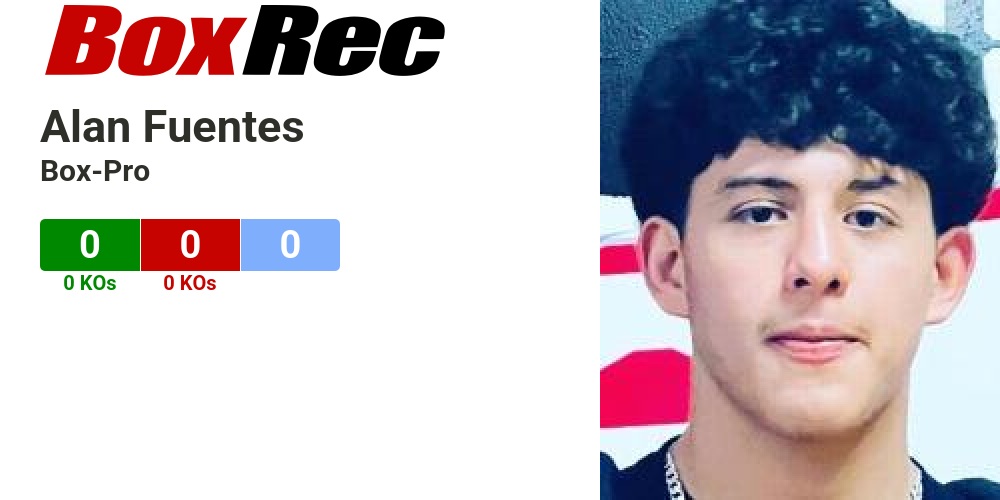 BoxRec: Alan Fuentes