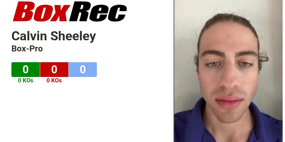 BoxRec: Calvin Sheeley