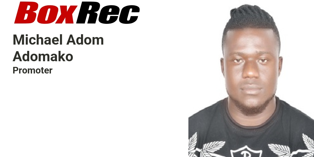 BoxRec: Michael Adom Adomako