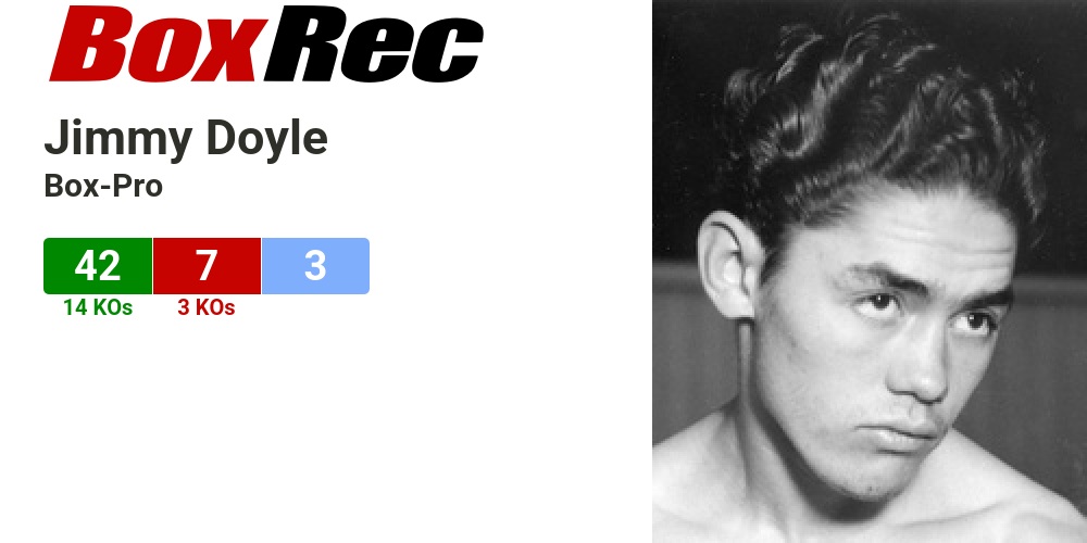 BoxRec: Jimmy Doyle