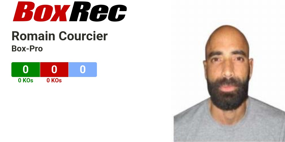 BoxRec: Romain Courcier
