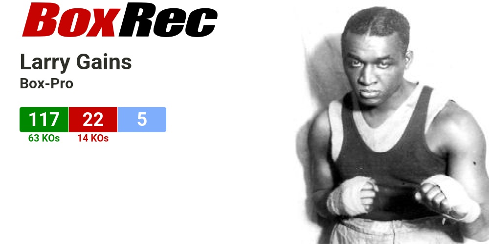 BoxRec: Larry Gains