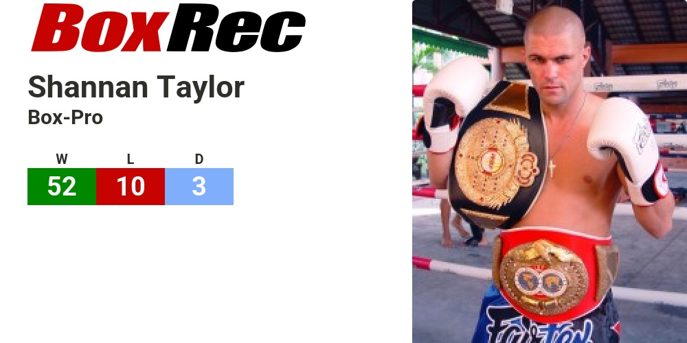 BoxRec: Shannan Taylor
