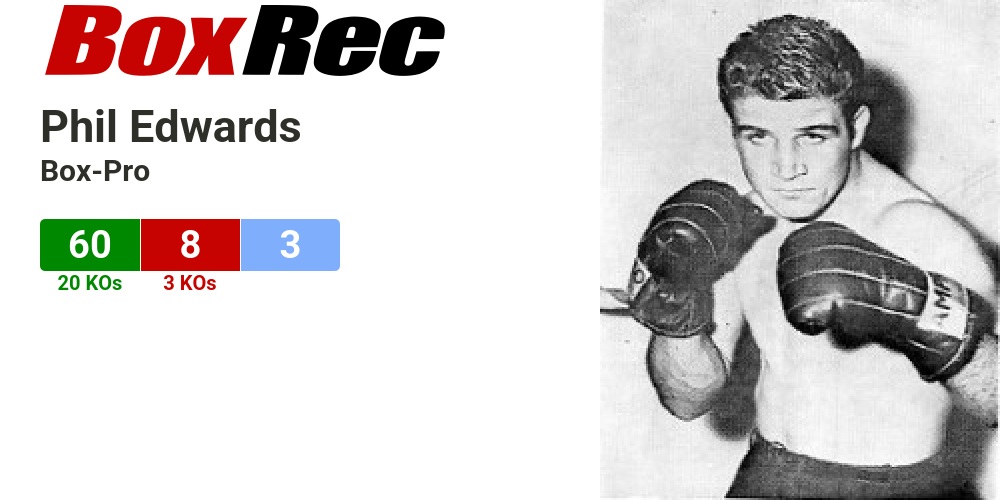 BoxRec: Phil Edwards