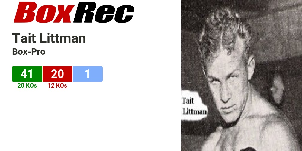 BoxRec: Tait Littman