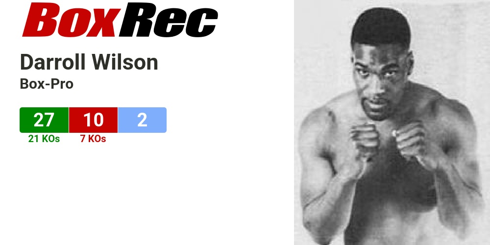 BoxRec: Darroll Wilson