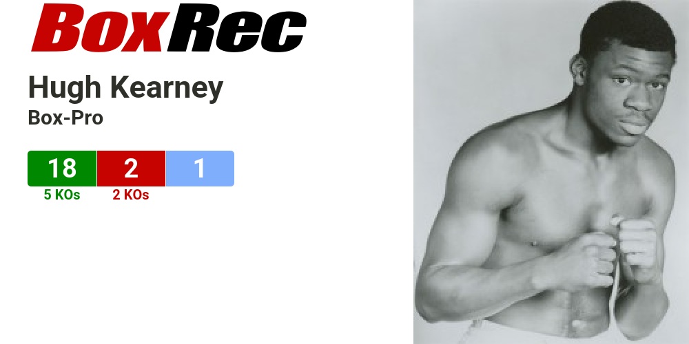BoxRec: Hugh Kearney