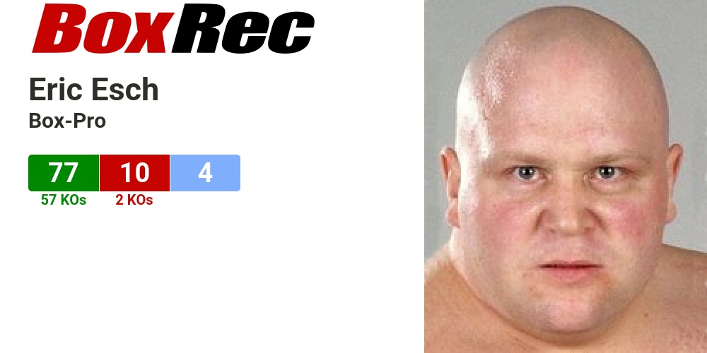 BoxRec: Eric Esch