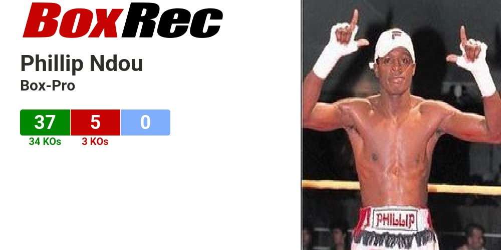 BoxRec: Phillip Ndou