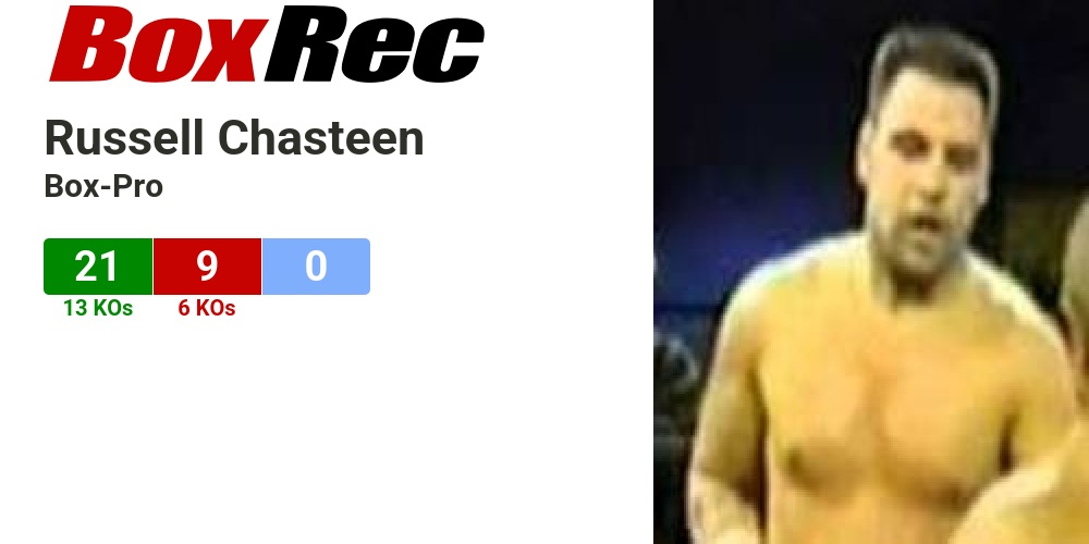 BoxRec: Russell Chasteen