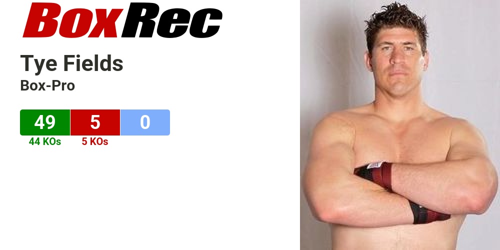 BoxRec: Tye Fields
