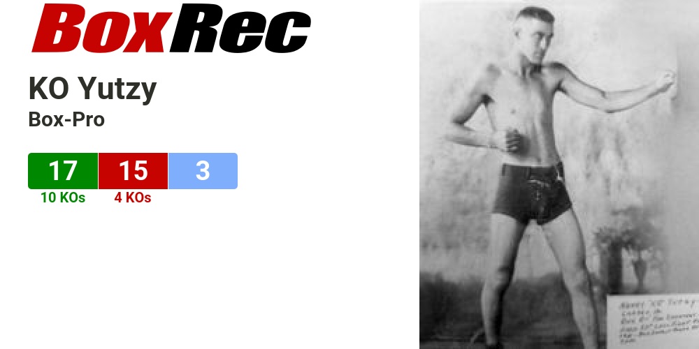 BoxRec: KO Yutzy