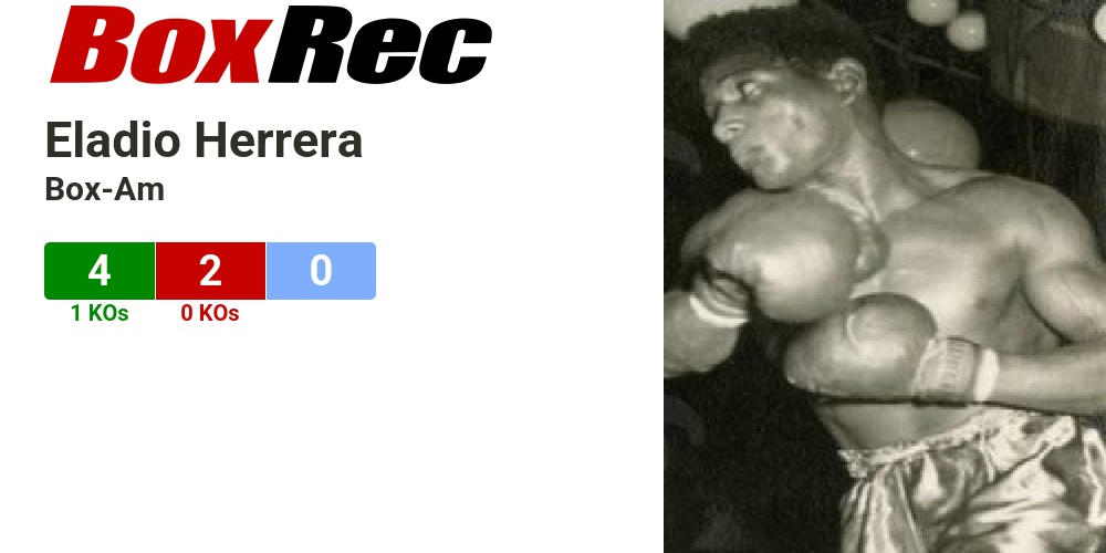 BoxRec: Eladio Herrera