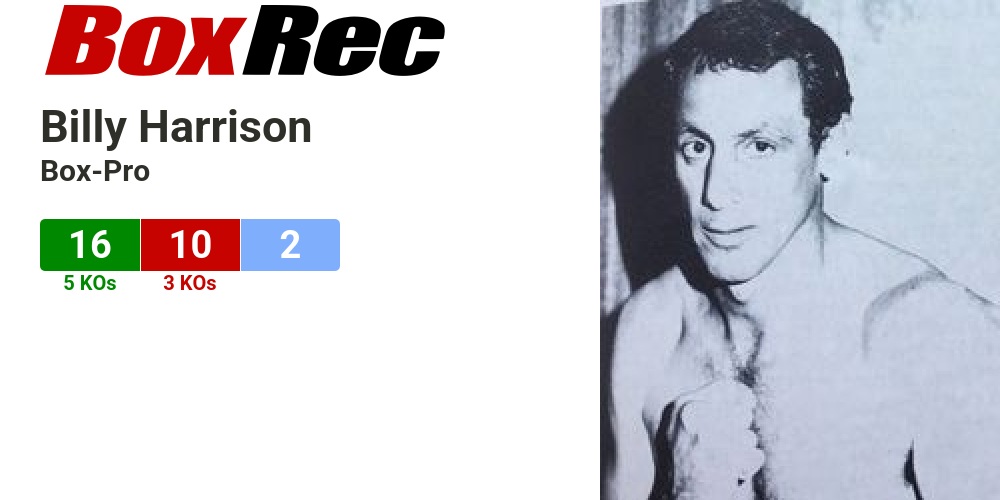 BoxRec: Billy Harrison