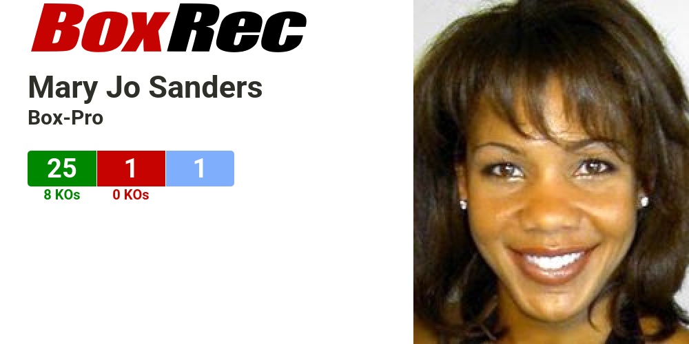 BoxRec: Mary Jo Sanders