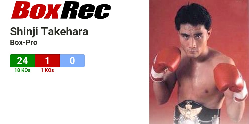 BoxRec: Shinji Takehara