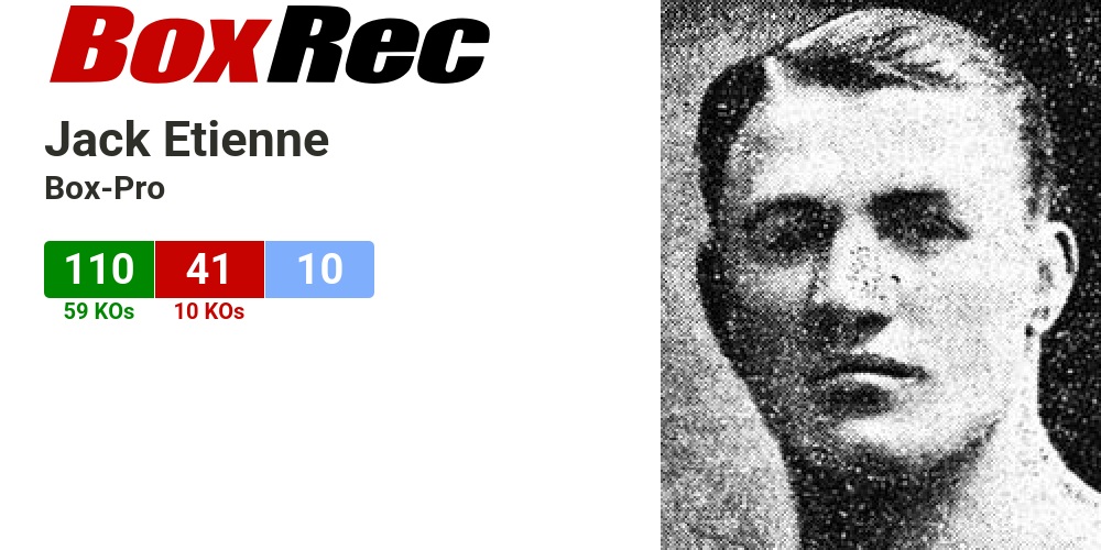 BoxRec: Jack Etienne