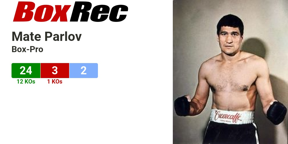 BoxRec: Mate Parlov