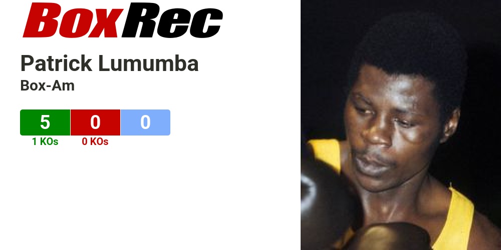 BoxRec: Patrick Lumumba