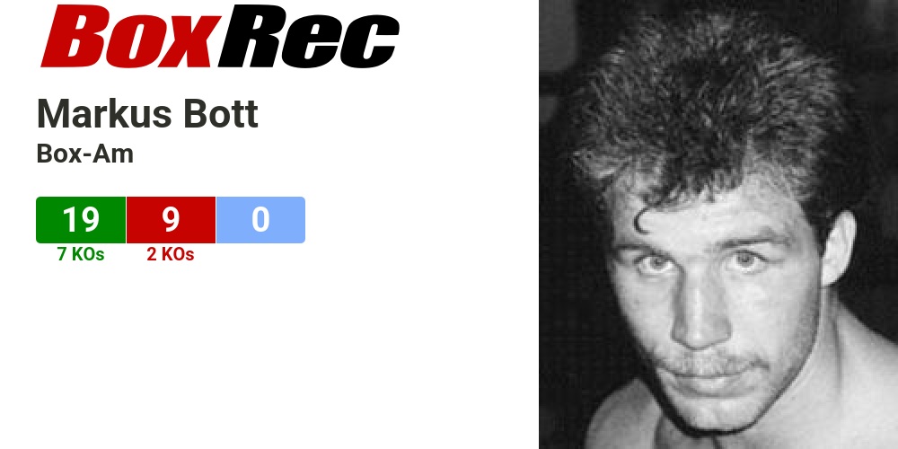 BoxRec: Markus Bott