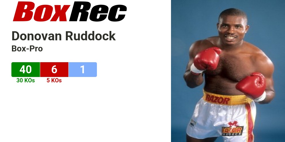 BoxRec: Donovan Ruddock