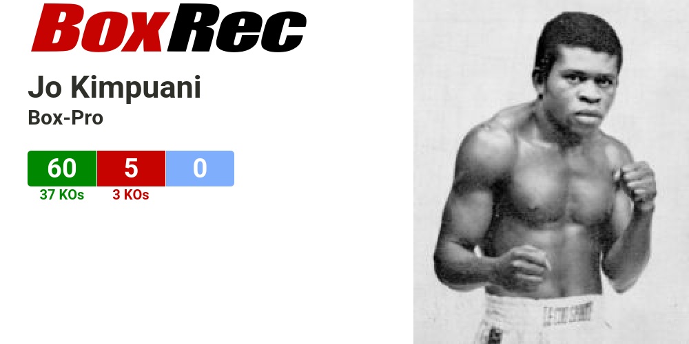 BoxRec: Jo Kimpuani