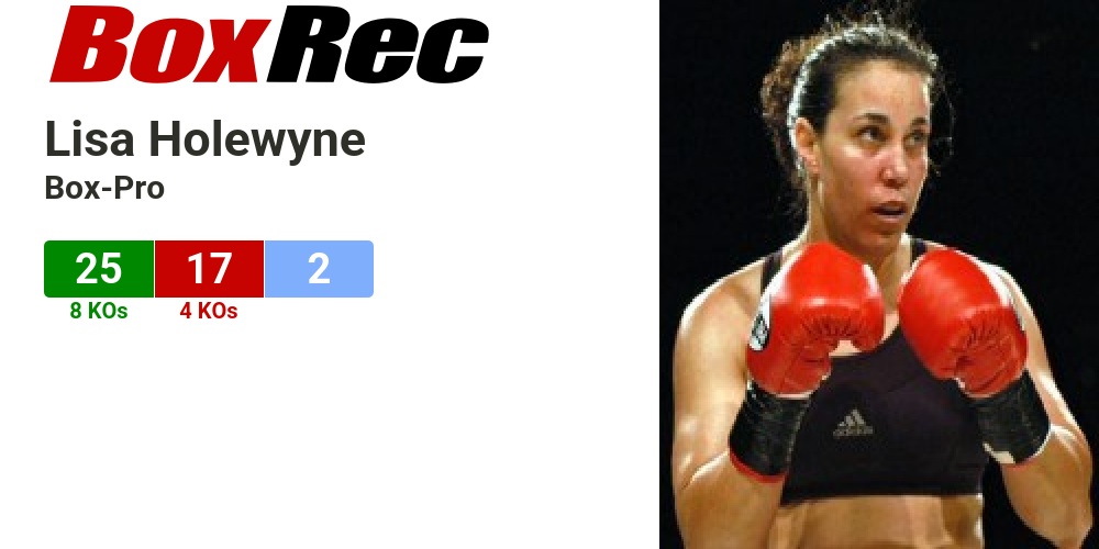 BoxRec: Lisa Holewyne