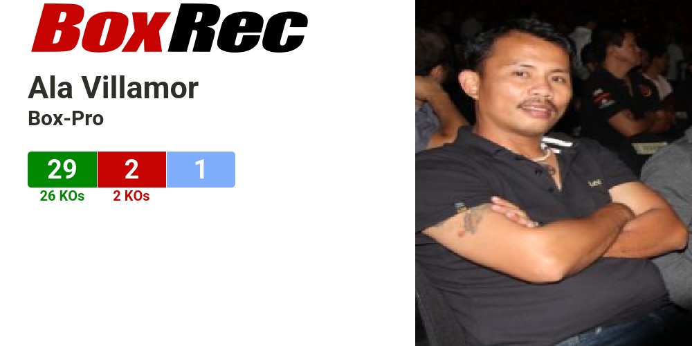 BoxRec: Ala Villamor