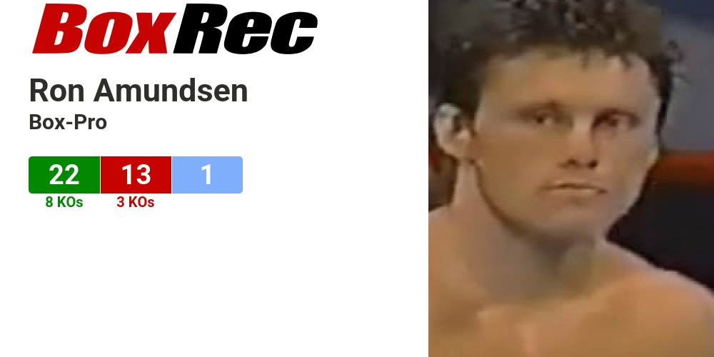 BoxRec: Ron Amundsen
