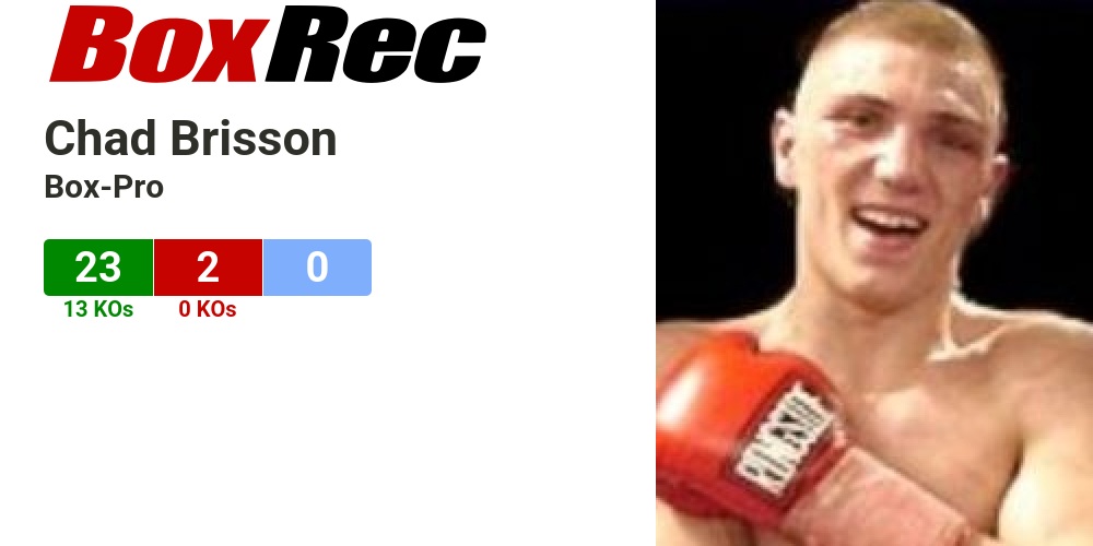 BoxRec: Chad Brisson