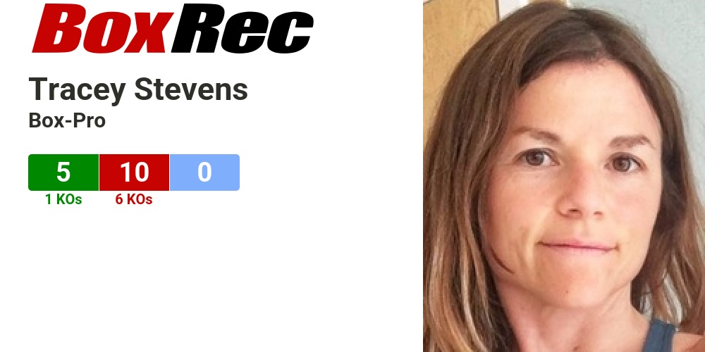 BoxRec: Tracey Stevens