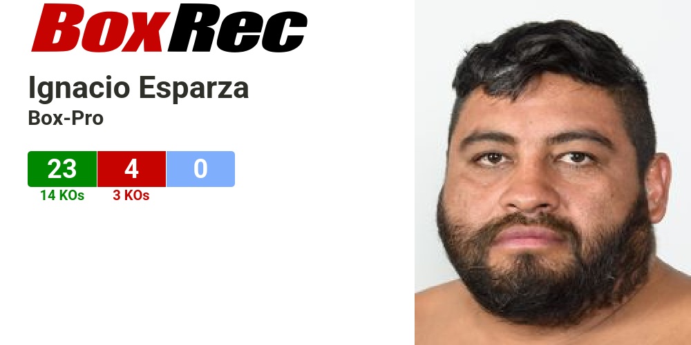 BoxRec: Ignacio Esparza