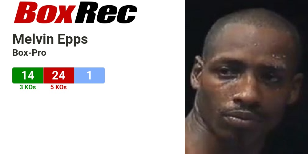 BoxRec: Melvin Epps