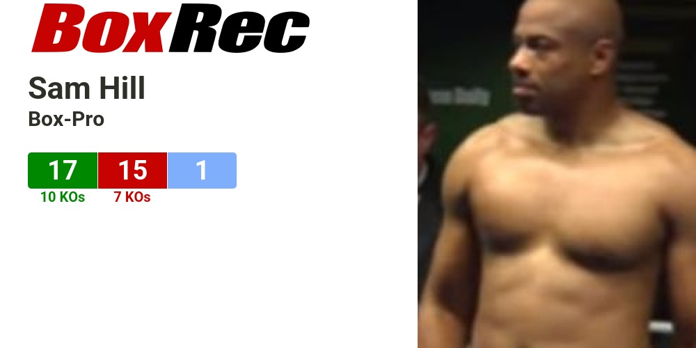 BoxRec: Sam Hill