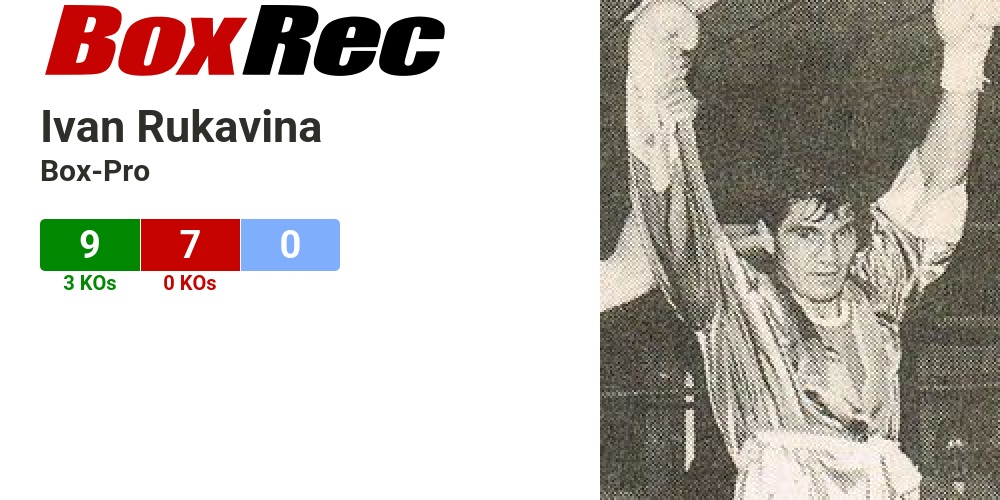 BoxRec: Ivan Rukavina
